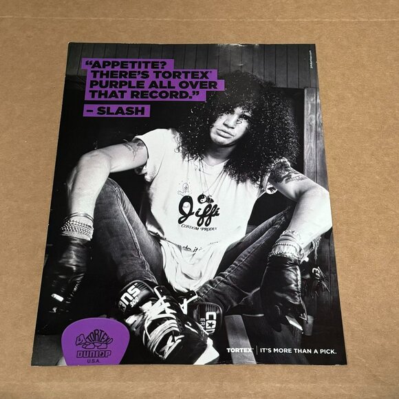 Dunlop | Art | Slash Of Guns N Roses Dunlop Tortex 27 Print ...